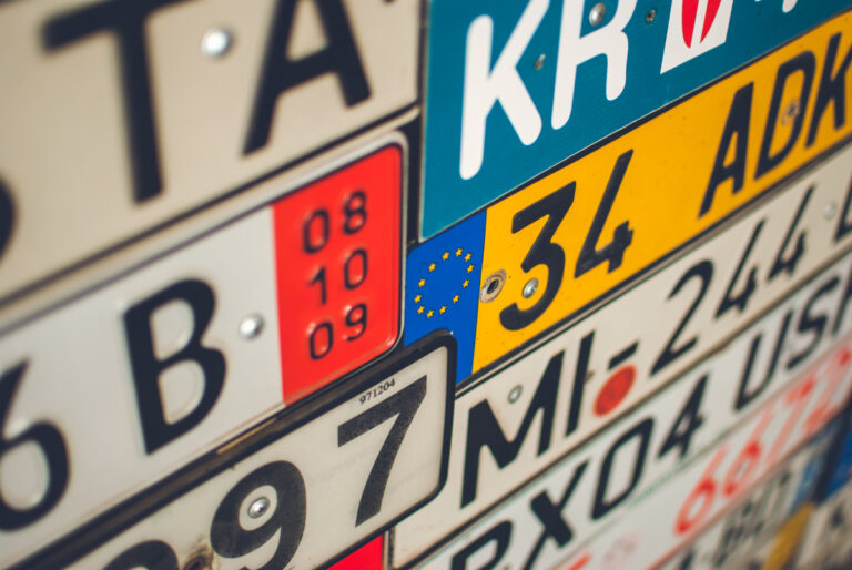 Types of License Plates Around the World