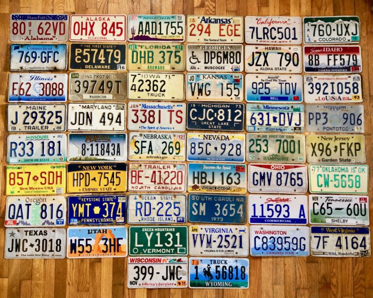 Types of License Plates Around the World
