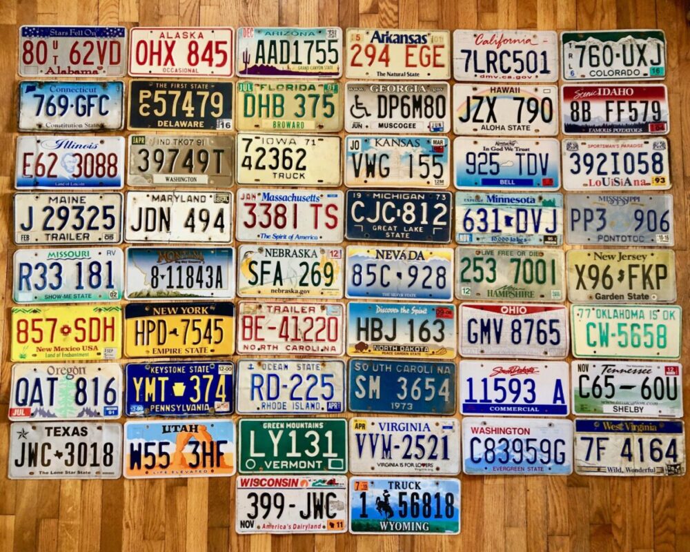 Types of License Plates Around the World
